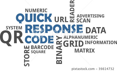 word cloud - qr code - Stock Illustration [39814732] - PIXTA