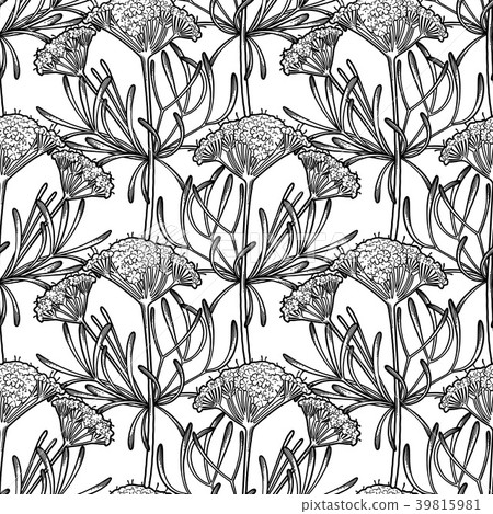 Graphic cumin pattern - Stock Illustration [39815981] - PIXTA