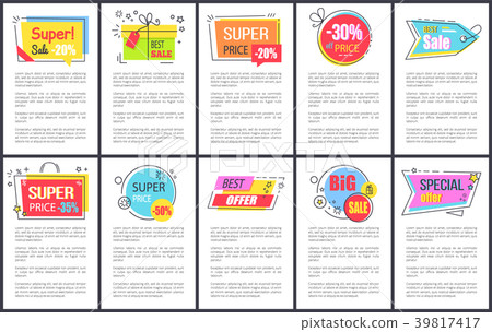 Super Sale and Special Offer Vector Illustration - Stock Illustration ...