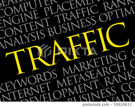 TRAFFIC word cloud collage - Stock Illustration [39820632] - PIXTA