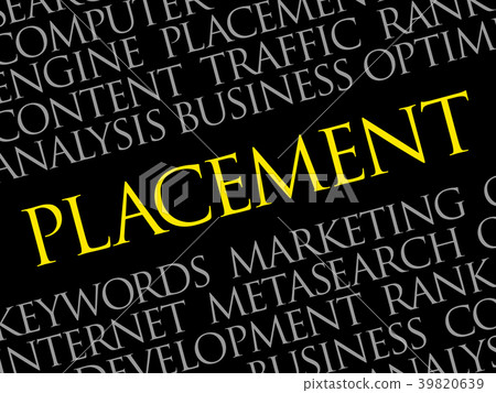PLACEMENT word cloud collage - Stock Illustration [39820639] - PIXTA
