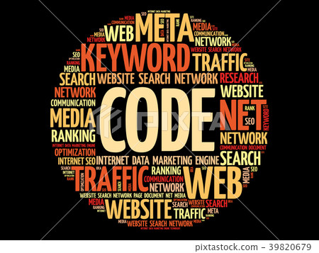 CODE word cloud collage - Stock Illustration [39820679] - PIXTA