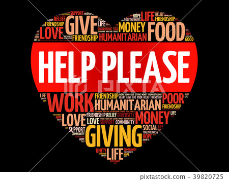 Help please word cloud-插圖素材 [39820725] - PIXTA圖庫