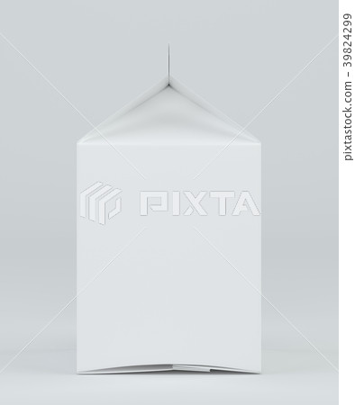 White carton pack template for beverage: juice - Stock Illustration ...