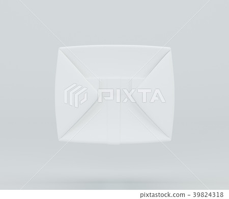Juice box bottom view. Carton box Mock-up. White - Stock Illustration ...