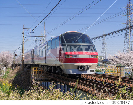 Gojogawa Sakura and Meitetsu Series 1000... - Stock Photo [39828477 ...
