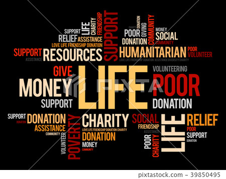 Life word cloud concept - Stock Illustration [39850495] - PIXTA