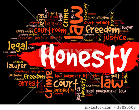 Honesty word cloud collage - Stock Illustration [39850508] - PIXTA