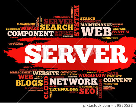Server word cloud collage - Stock Illustration [39850528] - PIXTA