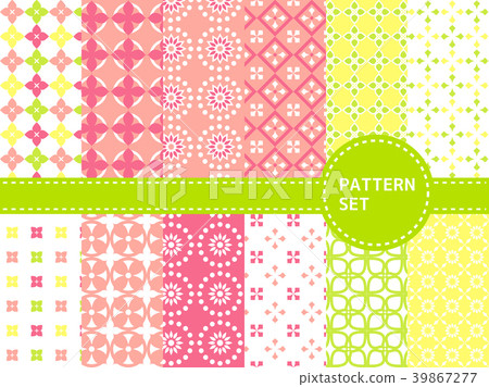 Set of swatch patterns - Stock Illustration [39867277] - PIXTA