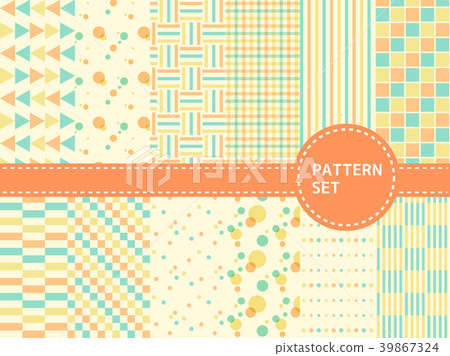 Set of swatch patterns - Stock Illustration [39867324] - PIXTA