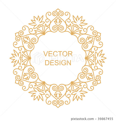 Circular arabic pattern - Stock Illustration [39867455] - PIXTA