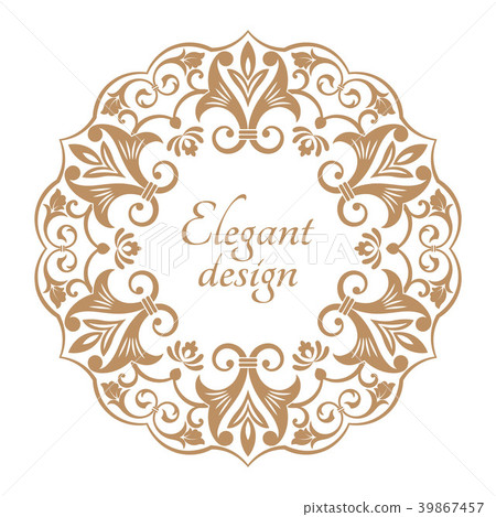 Circular arabic pattern - Stock Illustration [39867457] - PIXTA