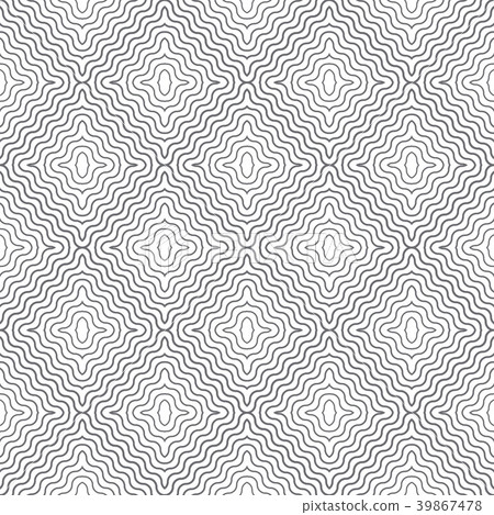Tiled seamless pattern - Stock Illustration [39867478] - PIXTA