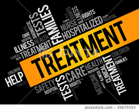 Treatment word cloud collage - Stock Illustration [39870303] - PIXTA
