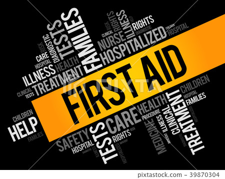 First aid word cloud collage - Stock Illustration [39870304] - PIXTA