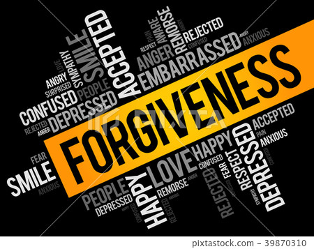Forgiveness word cloud collage - Stock Illustration [39870310] - PIXTA