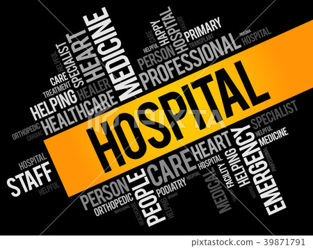 Hospital word cloud collage - Stock Illustration [39871791] - PIXTA