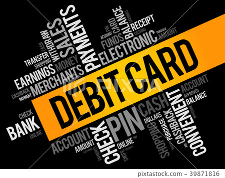 Debit Card word cloud collage - Stock Illustration [39871816] - PIXTA