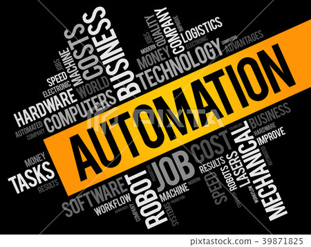Automation word cloud collage - Stock Illustration [39871825] - PIXTA