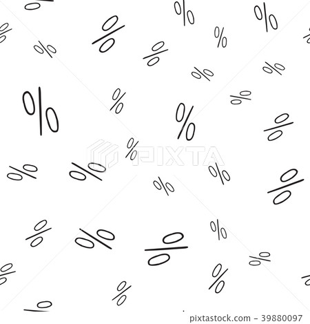 Percent seamless business background. - Stock Illustration [39880097 ...