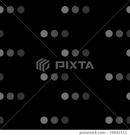 GREY SCALE SIMPLE DOT PATTERN - Stock Illustration [39892551] - PIXTA