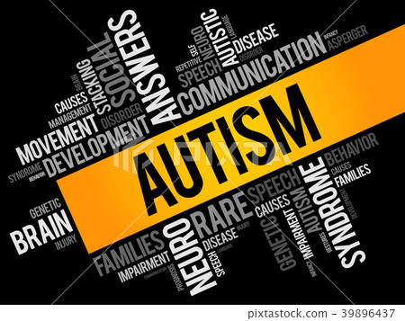 Autism word cloud collage - Stock Illustration [39896437] - PIXTA