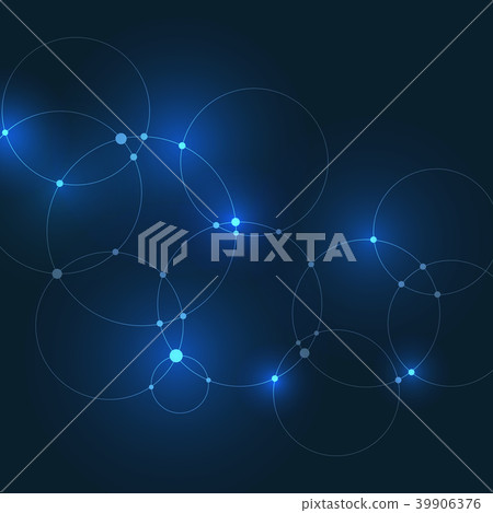 Network template. Digital background with - Stock Illustration ...