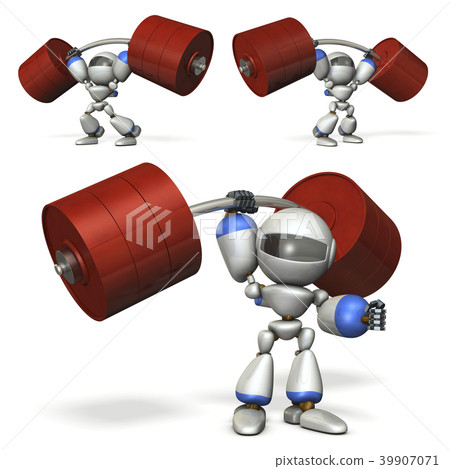 A robust robot - Stock Illustration [39907071] - PIXTA