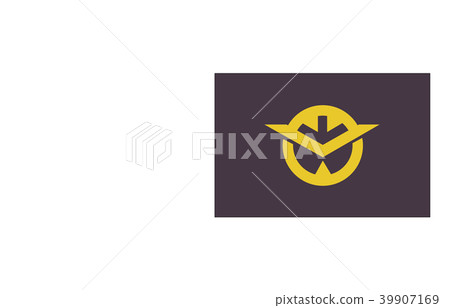 Prefecture flag Okayama - Stock Illustration [39907169] - PIXTA