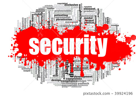 Security word cloud - Stock Illustration [39924196] - PIXTA