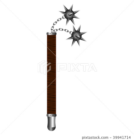 Isolated mace illustration - Stock Illustration [39941714] - PIXTA