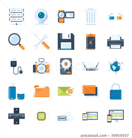 Technology and Hardware - Stock Illustration [39959507] - PIXTA