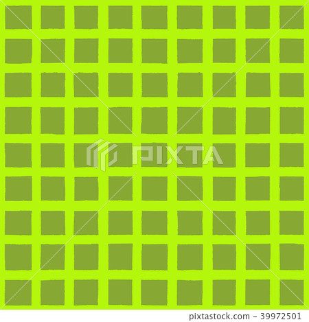 Grunge green checkered seamless pattern - Stock Illustration [39972501 ...