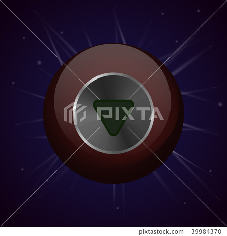 Crystal magic ball. - Stock Illustration [39984370] - PIXTA