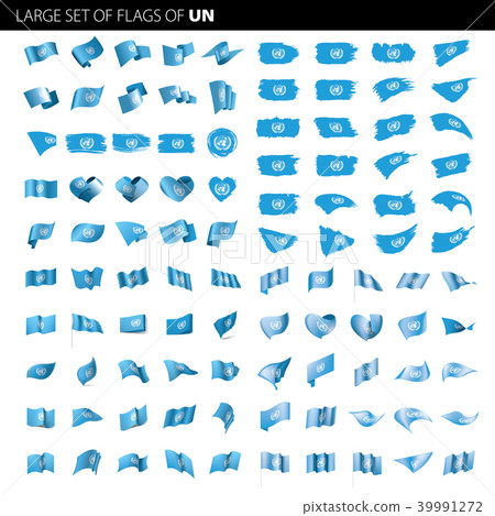 UN flag, vector illustration - Stock Illustration [39991272] - PIXTA