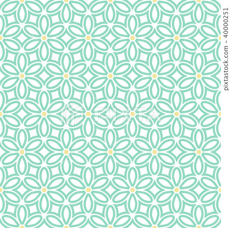 Flower geometric pattern. Seamless vector - Stock Illustration ...