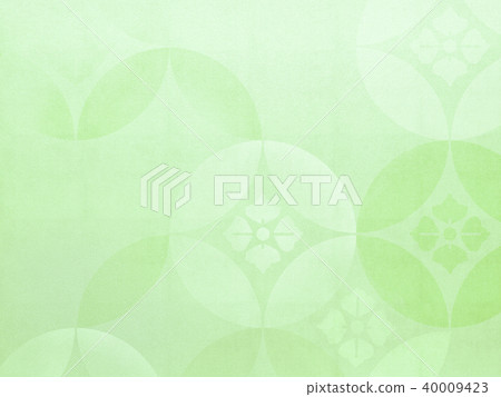 Japanese paper-background-green - Stock Illustration [40009423] - PIXTA