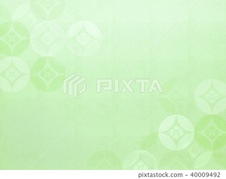 Japanese paper-background-green - Stock Illustration [40009492] - PIXTA