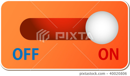 Orange on switch - Stock Illustration [40020806] - PIXTA