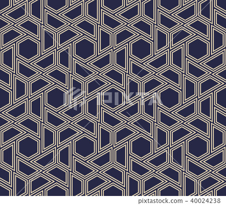 The geometric pattern with lines. Seamless vector - Stock Illustration ...