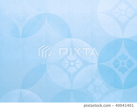 Japanese paper-background-blue - Stock Illustration [40041401] - PIXTA