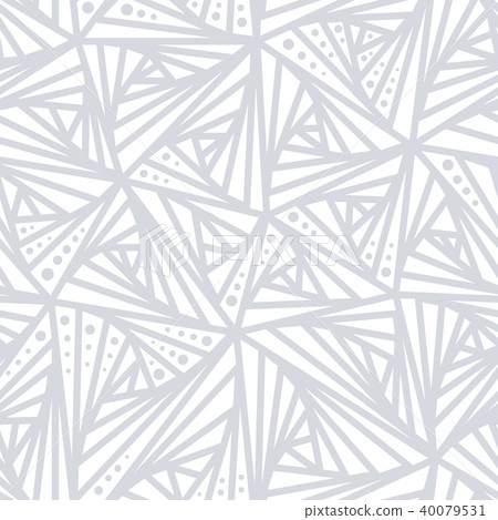 Seamless light geometric pattern. - Stock Illustration [40079531] - PIXTA