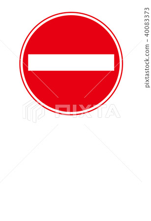 Road sign restriction vehicle entry prohibition - Stock Illustration ...
