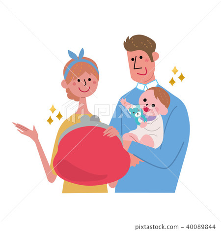 Parent and child illustration - Stock Illustration [40089844] - PIXTA