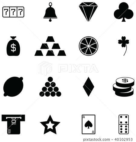 gamble icon set - Stock Illustration [40102953] - PIXTA