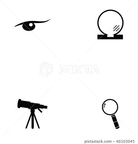 look icon set - Stock Illustration [40103045] - PIXTA