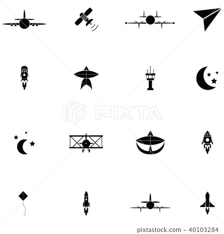 sky icon set - Stock Illustration [40103284] - PIXTA