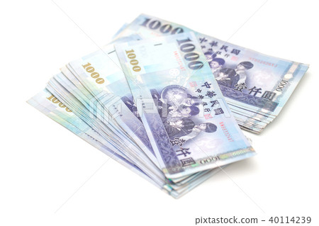 新台幣,現金,紙鈔,錢,Cash, banknote, NTD, money-照片素材（圖片） [40114239] - PIXTA圖庫