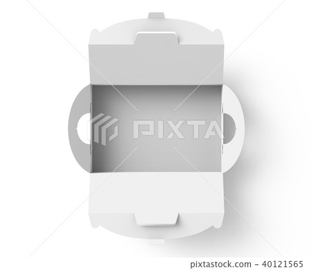 White box with handle - Stock Illustration [40121565] - PIXTA